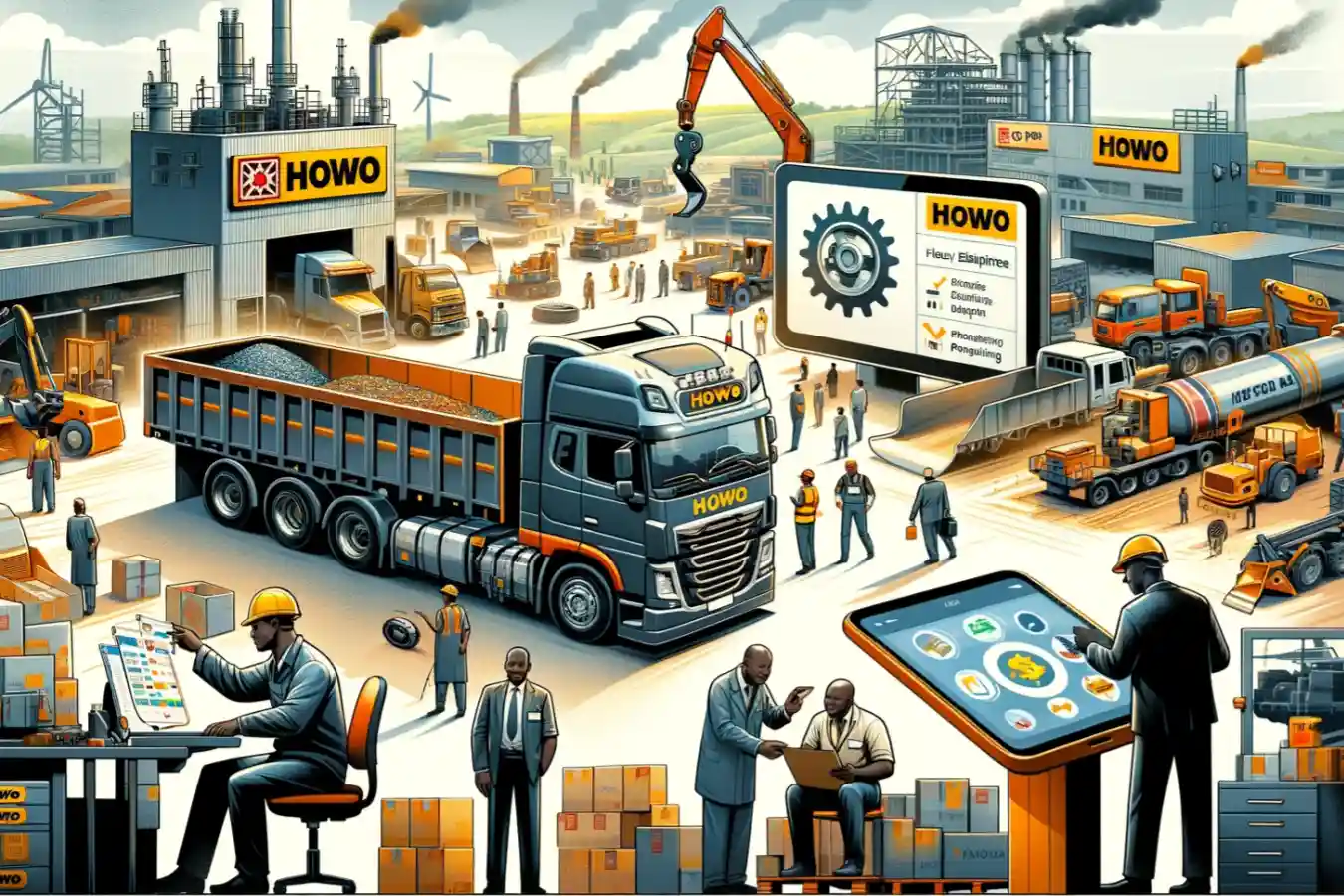 Premium HOWO Parts for Ghana’s howo truck